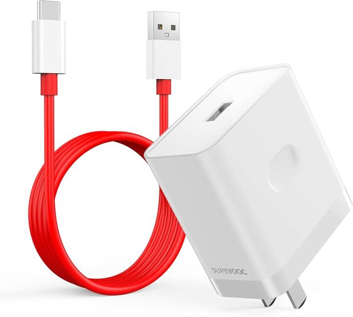Oneplus Charger Supervooc 100W Type-A Power Adapter Super Fast Type C ...